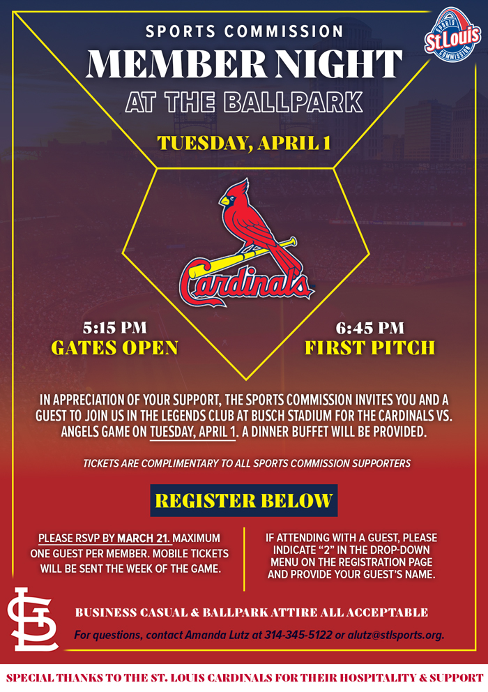 Member Night at the Ballpark - St. Louis Sports Commission